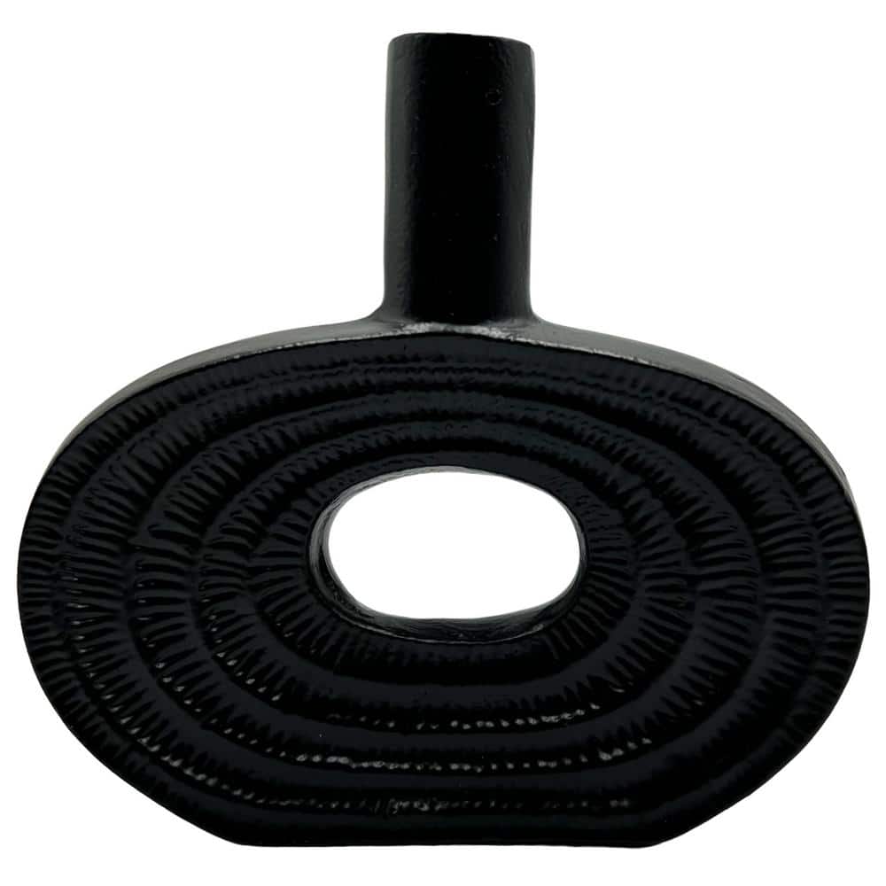 castellousa 9 in. x 8 in. Aluminum Metal Modern Stylish Round Base ...