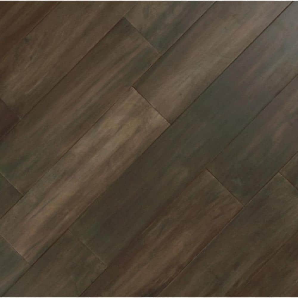 HOMELEGEND Take Home Sample - Hand Scraped Smoked Gray Acacia ...