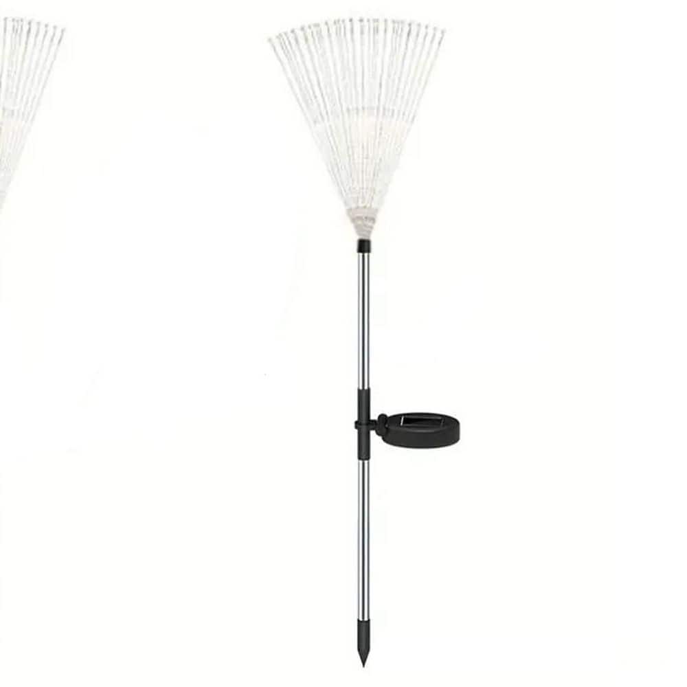 Siavonce 120 LED Solar Fireworks Lights Finial, Starburst Fairy Lights ...