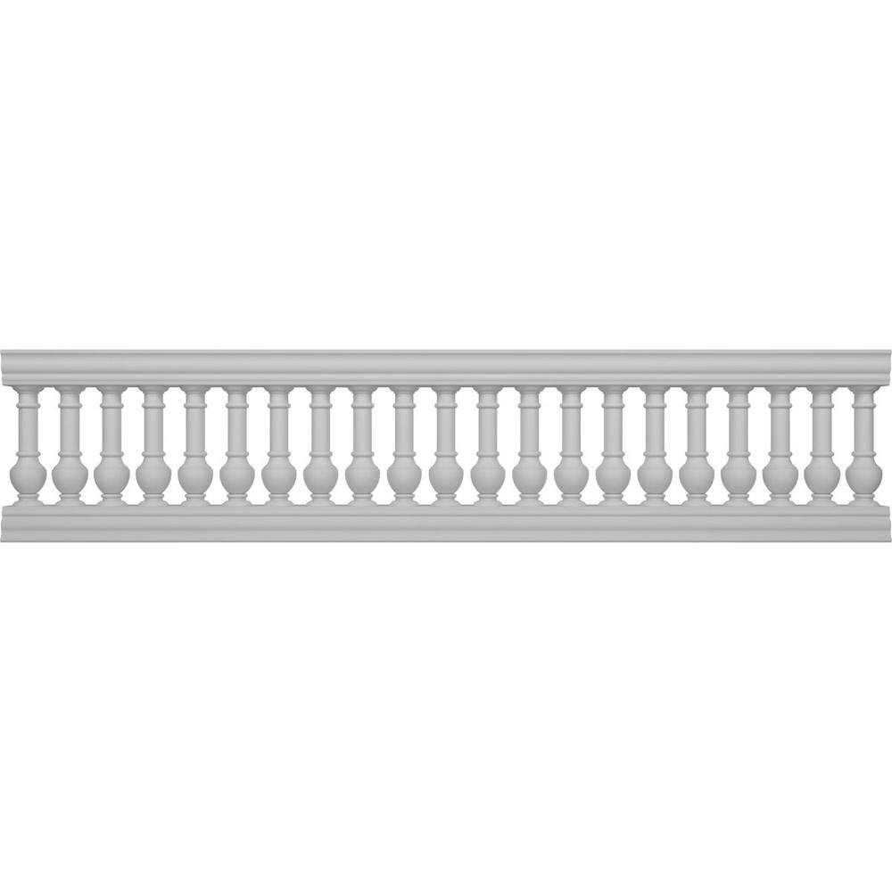 Ekena Millwork Fiberthane York Balustrade 132 in. L x 32 in. H ...
