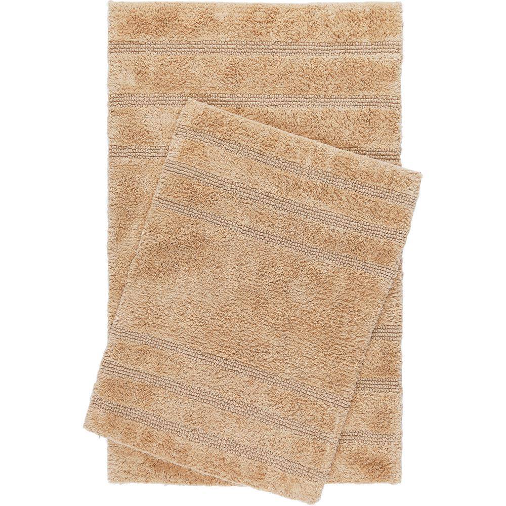 Home Dynamix Newton Stripes Butter Cream 21 in. x 32 in. Polyester ...
