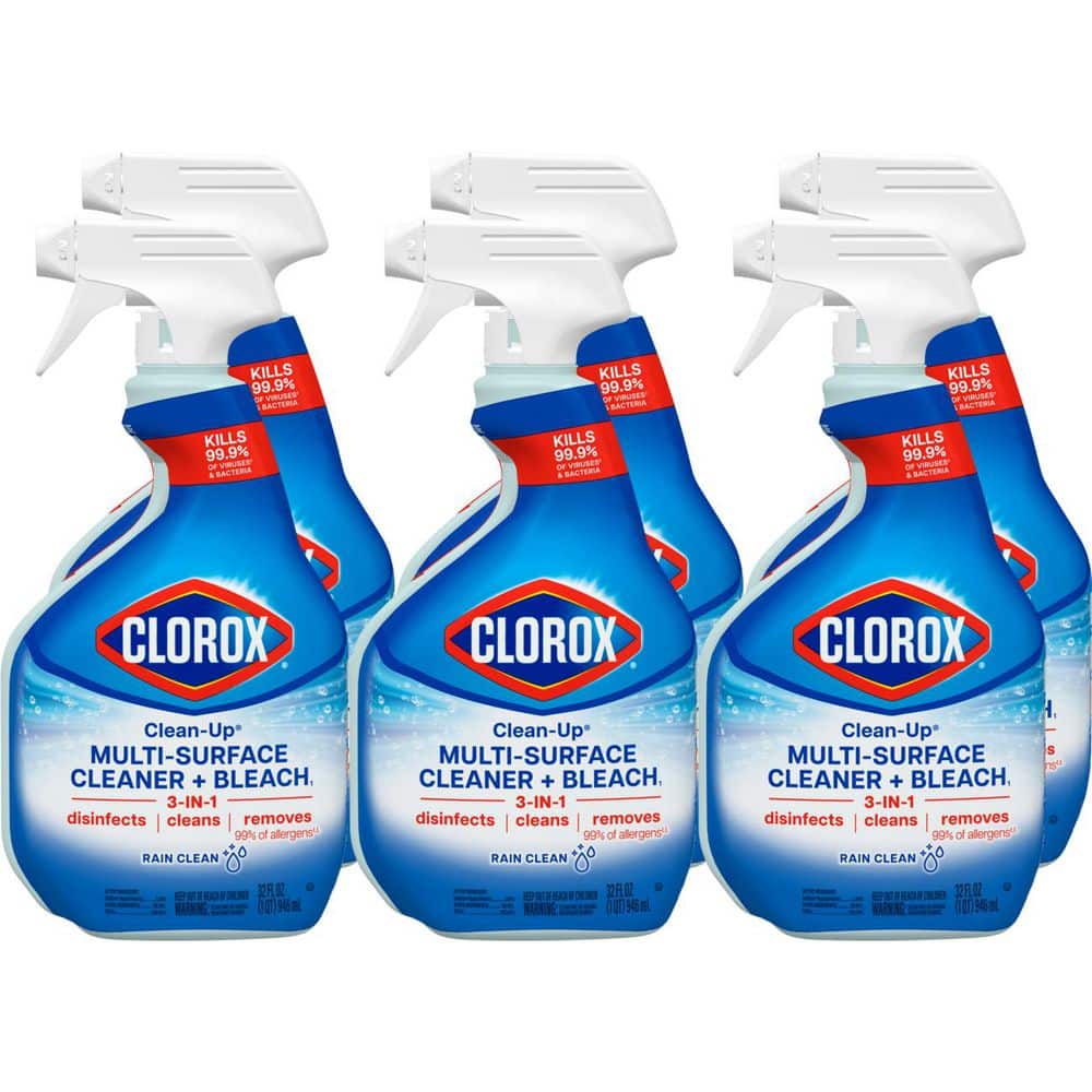 Clorox Clean-Up 32 oz. Rain Clean Scent All-Purpose Cleaner with Bleach ...