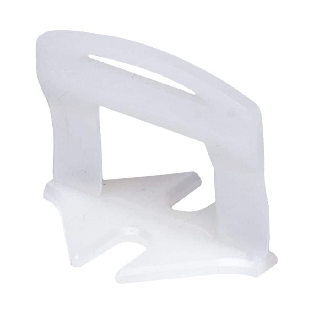 Rubi Delta White 1/16 in. W Clip Tile Leveling System (2400-Pack) 03939 ...