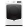 Maytag 7.3 cu. ft. 240-Volt White Stackable Electric Vented Dryer with ...
