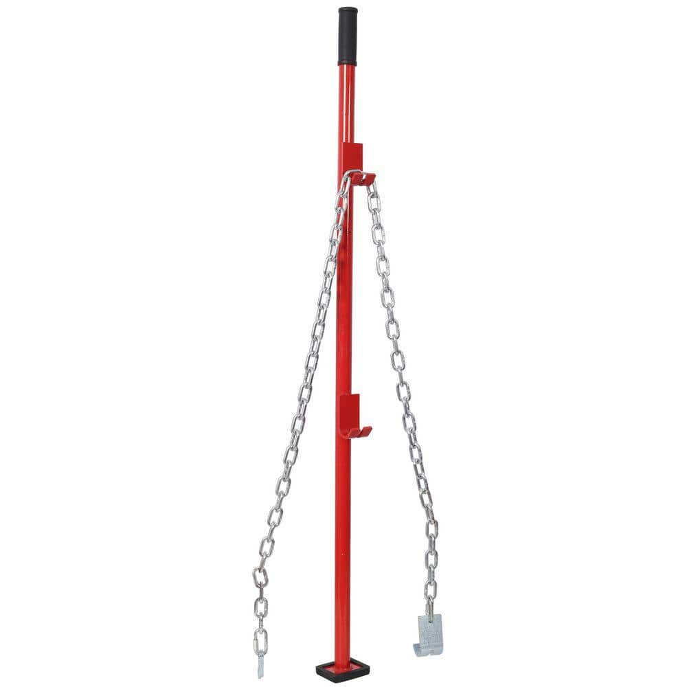Huluwat Red 52 in. L Heavy Duty Steel Universal Pulling Stick Tool S ...