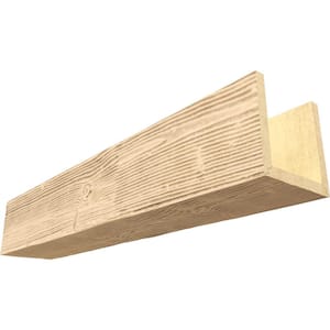 Ekena Millwork Endurathane 4 in. H x 8 in. W x 10 ft. L Sandblasted ...