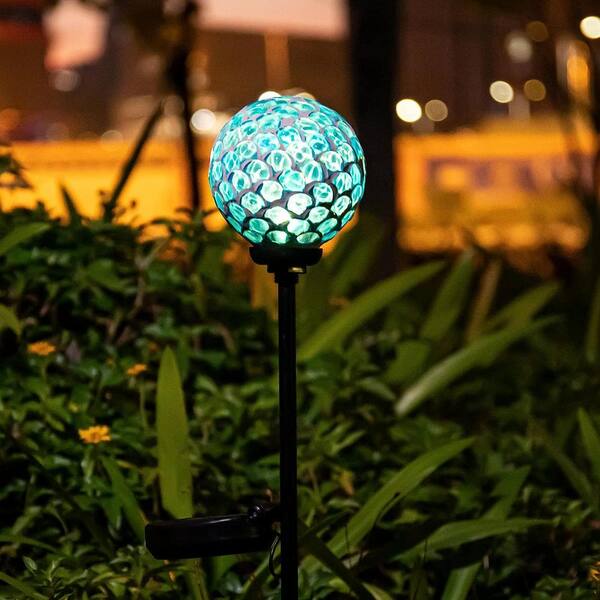 Solar Lights - Outdoor Garden Decor Mosaic Solar Pathway Light ...