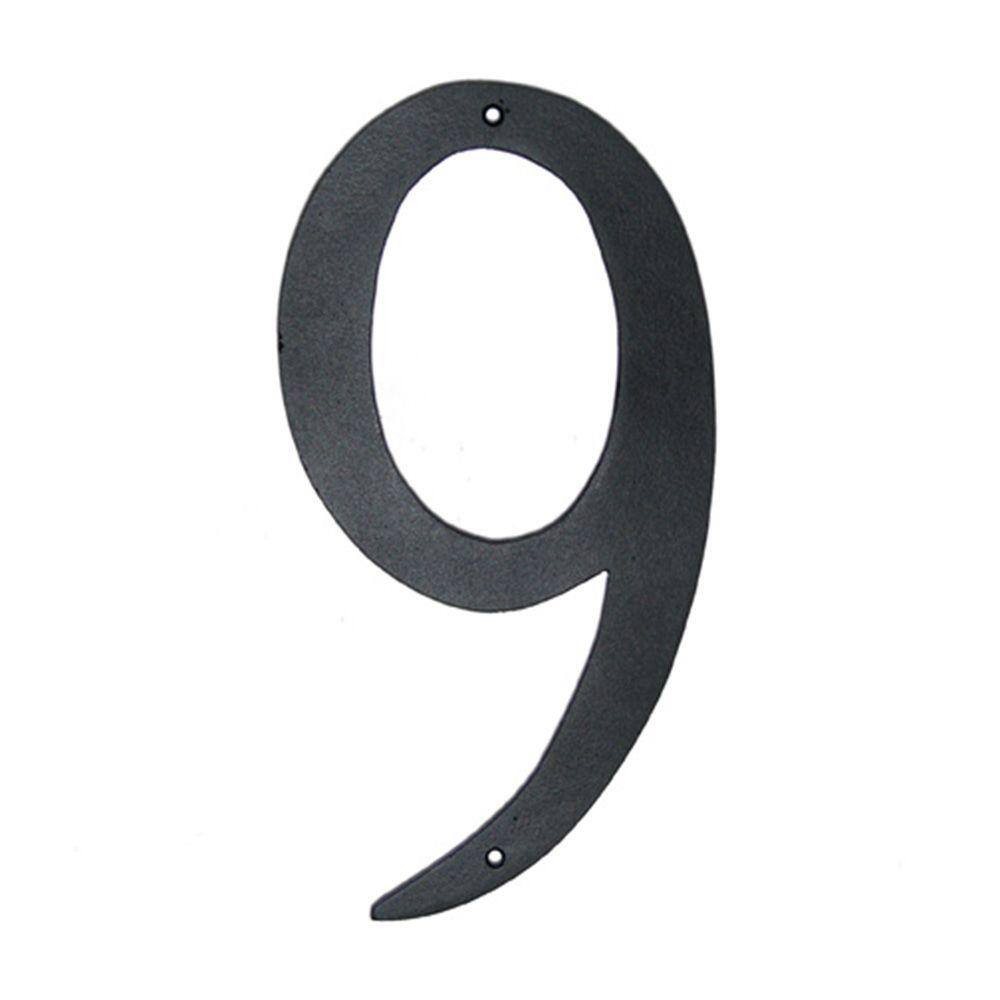 Montague Metal Products 6 in. Standard House Number 9 CSHN-9-6 - The ...