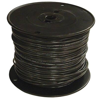 Southwire 500 ft. 4 Black Stranded CU SIMpull THHN Wire 20499001