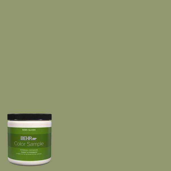 BEHR PREMIUM PLUS 8 oz. #410F-5 Boston Fern Semi-Gloss Interior ...