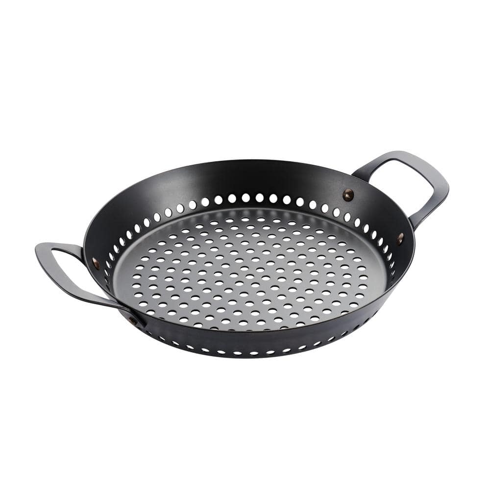 Tramontina 12 in. Round Carbon Steel Grill 80905/018DS - The Home Depot