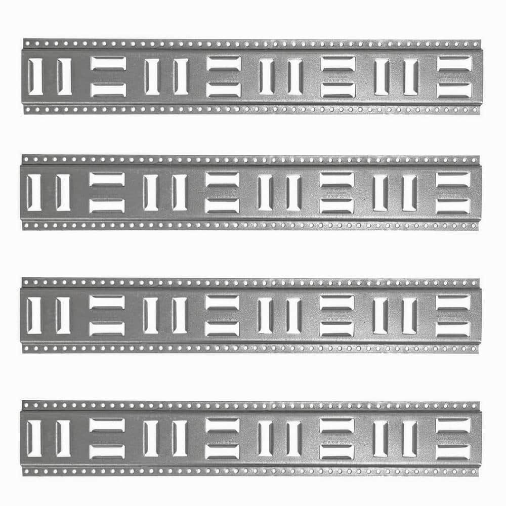 SNAP-LOC 32 in. Fast-Track E-Track USA Galvanized Steel Horizontal ...
