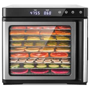 LEM BigBite 10-Tray Stainless Steel Food Dehydrator with Temperature ...