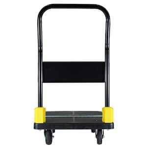 15 cu. ft. Outdoor Flat Bed Wagon Hand Truck Upgraded Foldable Push ...