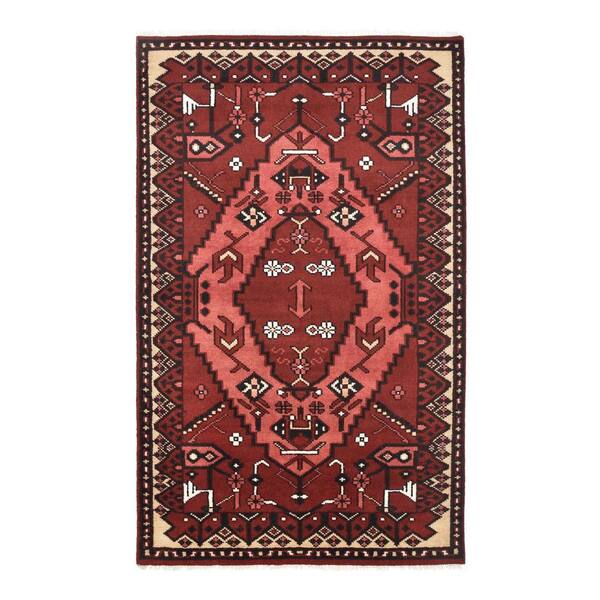 Solo Rugs Sahara Bohemian Red 5 ft. x 8 ft. Area Rug S3403-05000800 ...