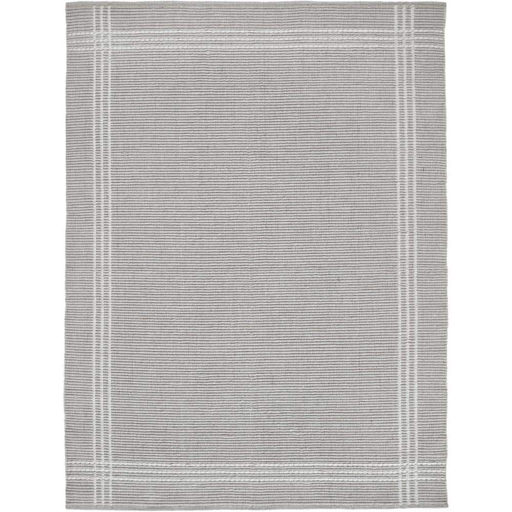 Notre Dame Design Zeal – Hand Woven Oatmeal Color 5 ft. 3 in. x 7 ft. 3 ...