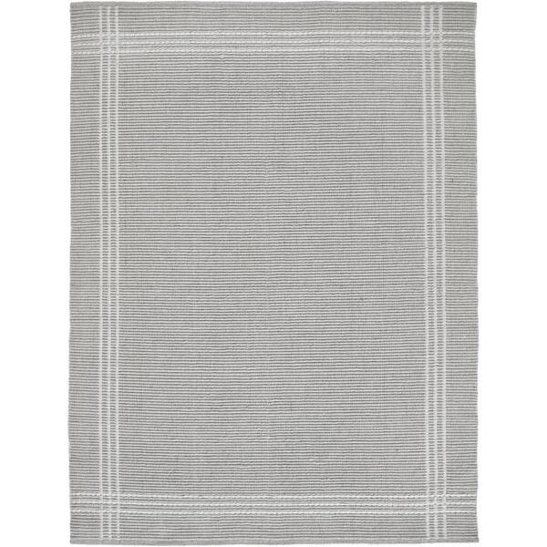 Notre Dame Design Zeal – Hand Woven Oatmeal Color 5 ft. 3 in. x 7 ft. 3 ...