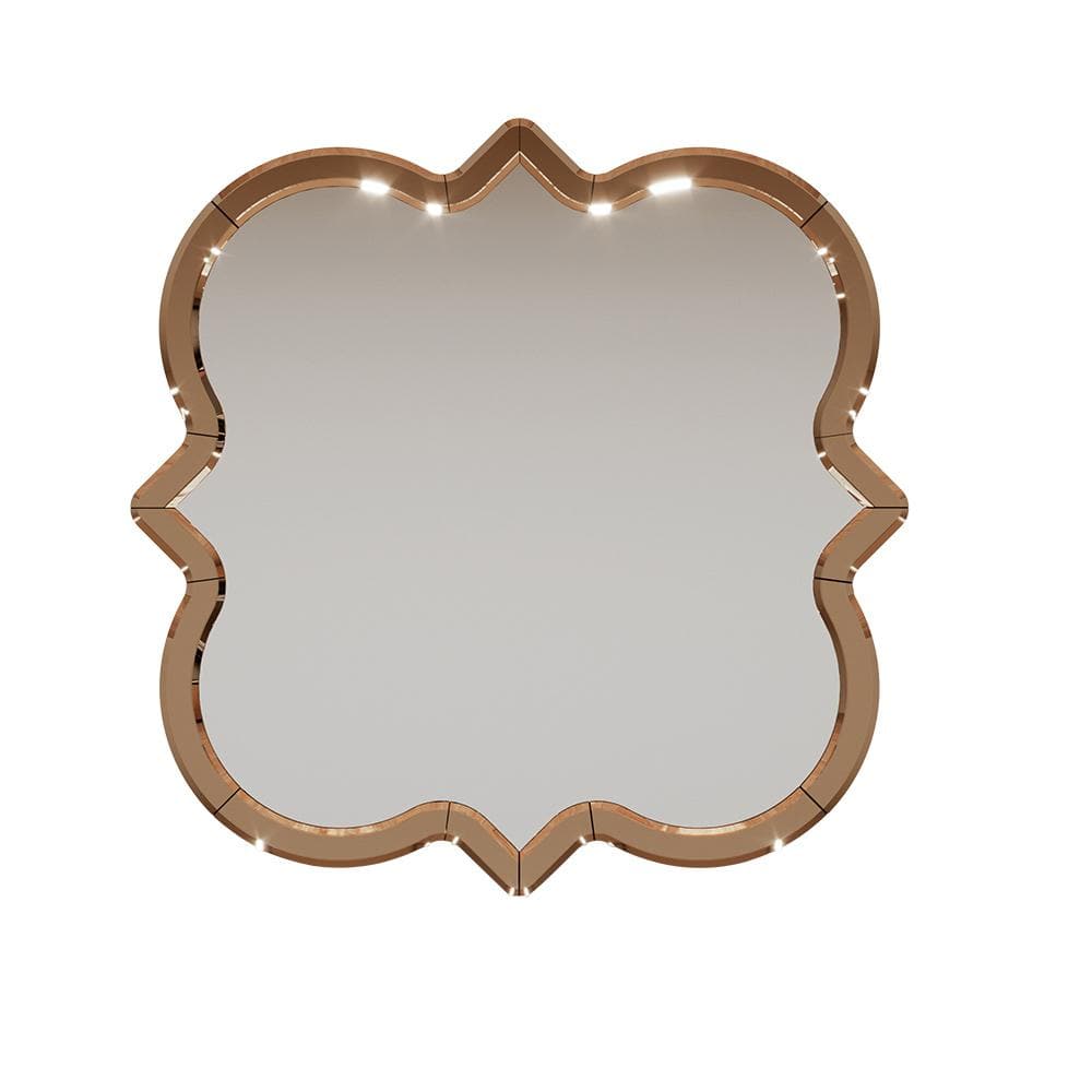 WarmieHomy 24 in. W x 24 in. H Wall Mount Irregular Decorative Bathroom ...