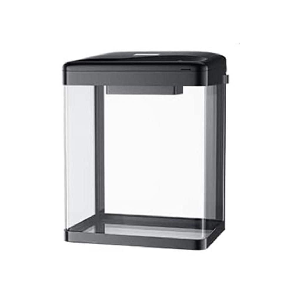SenQWFa 2 Gal. Modern Glass Betta Fish Tank with Filter and LED Light ...
