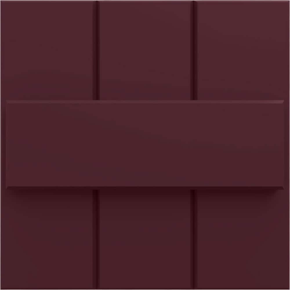 Ekena Millwork 12 in. W x 12 in. H True Fit PVC Joined Board-n-Batten ...