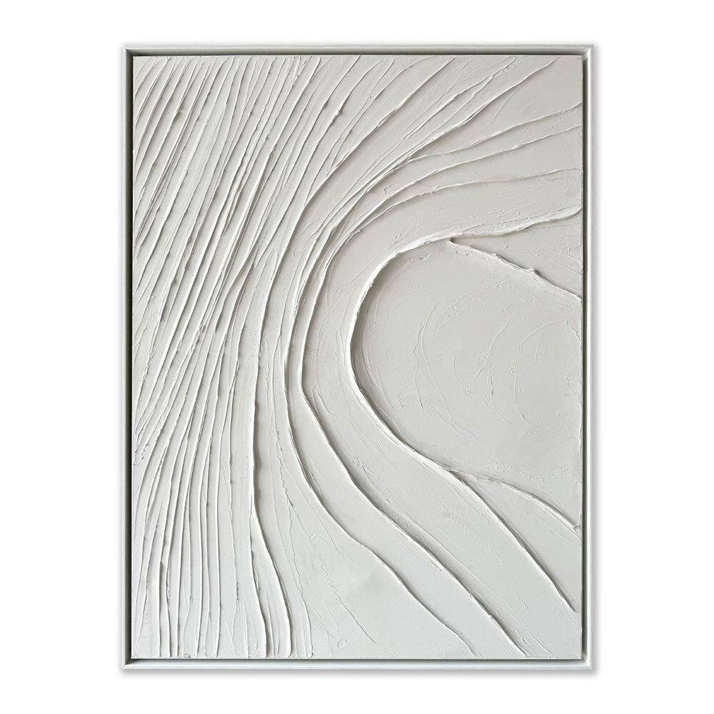 A&E "Eternity" Framed Abstract Wall Art Print Hand Painted 48 in. x 36 ...