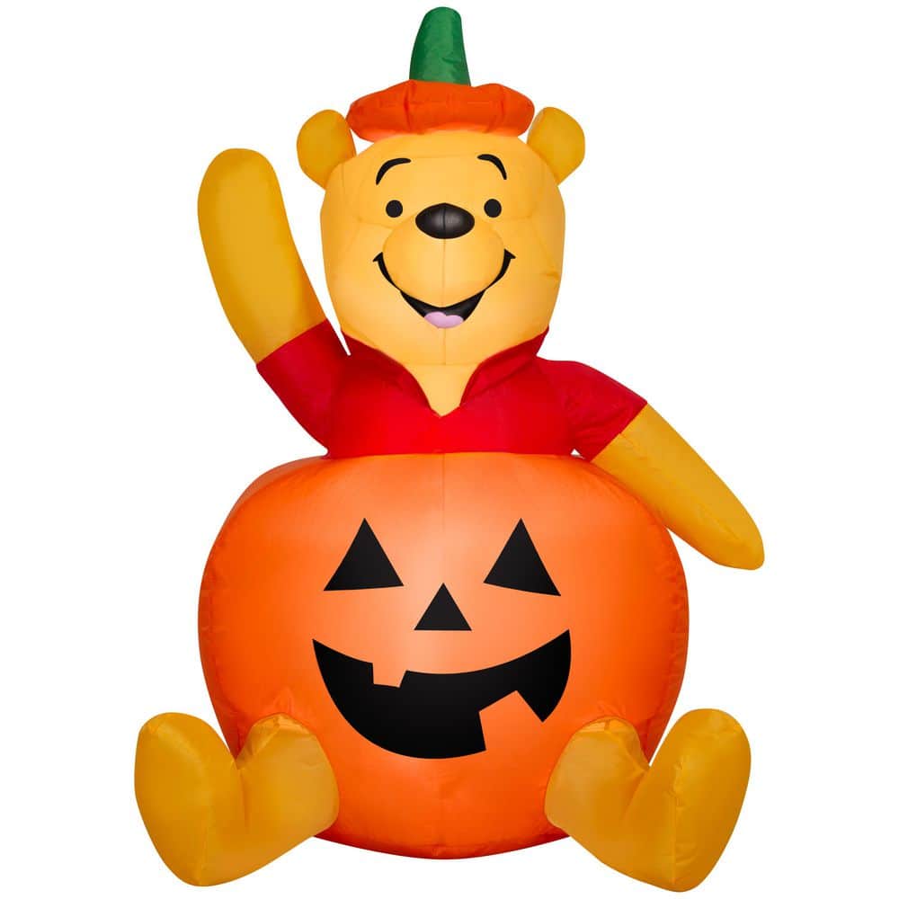 Disney 3 ft Airblown-Pooh in Pumpkin Halloween Inflatable G-228936 ...