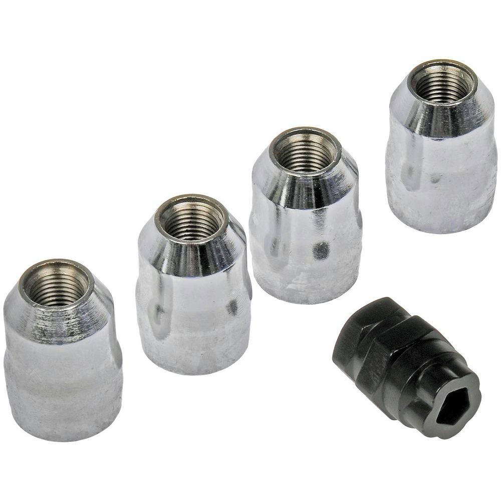 Autograde Wheel Nut Lock Chrome Acorn Lock 1/2-20 (4-pack) 711-221 ...