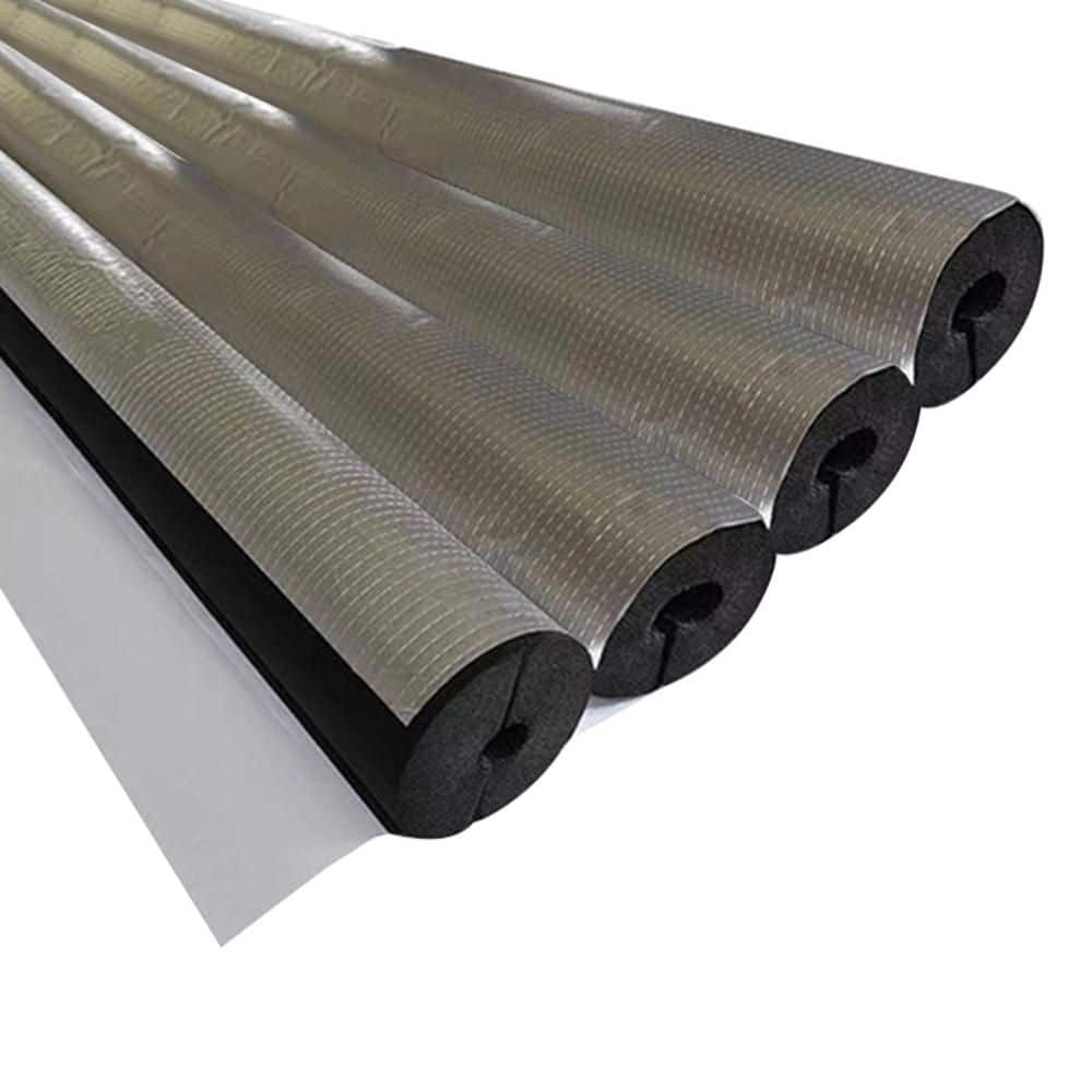 Wellco 4/5 in. x 70 in. Pipe Insulation Foam Tube, Self Adhesive Pre Slit Foam Pipe With ...