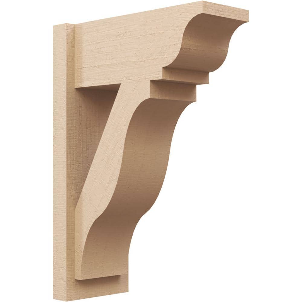 Ekena Millwork 8 in. x 26 in. x 18 in. Funston Traditional Rough Cedar ...