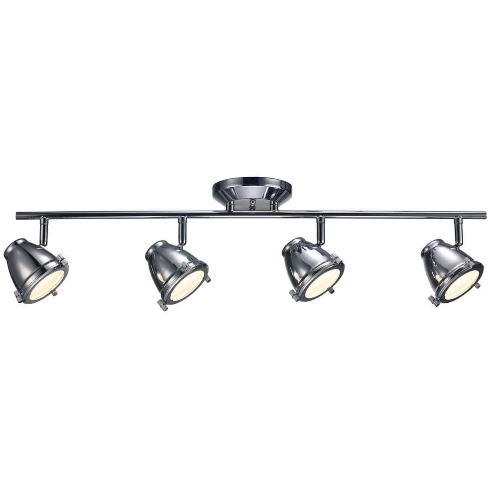 Monteaux Lighting 29 in. Chrome Integrated LED Directional Track ...