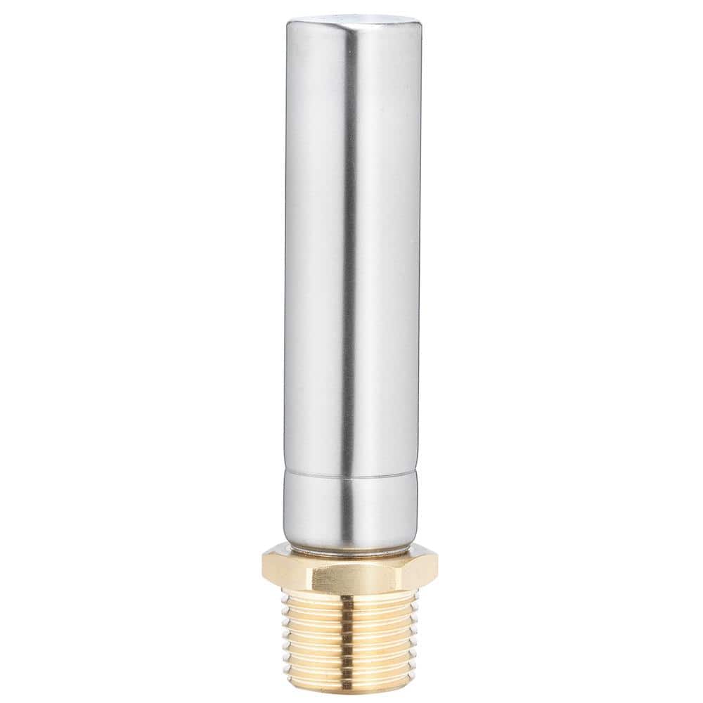 HOMEWERKS 1/2 in. MIP Lead Free Stainless Steel Straight Water Hammer ...