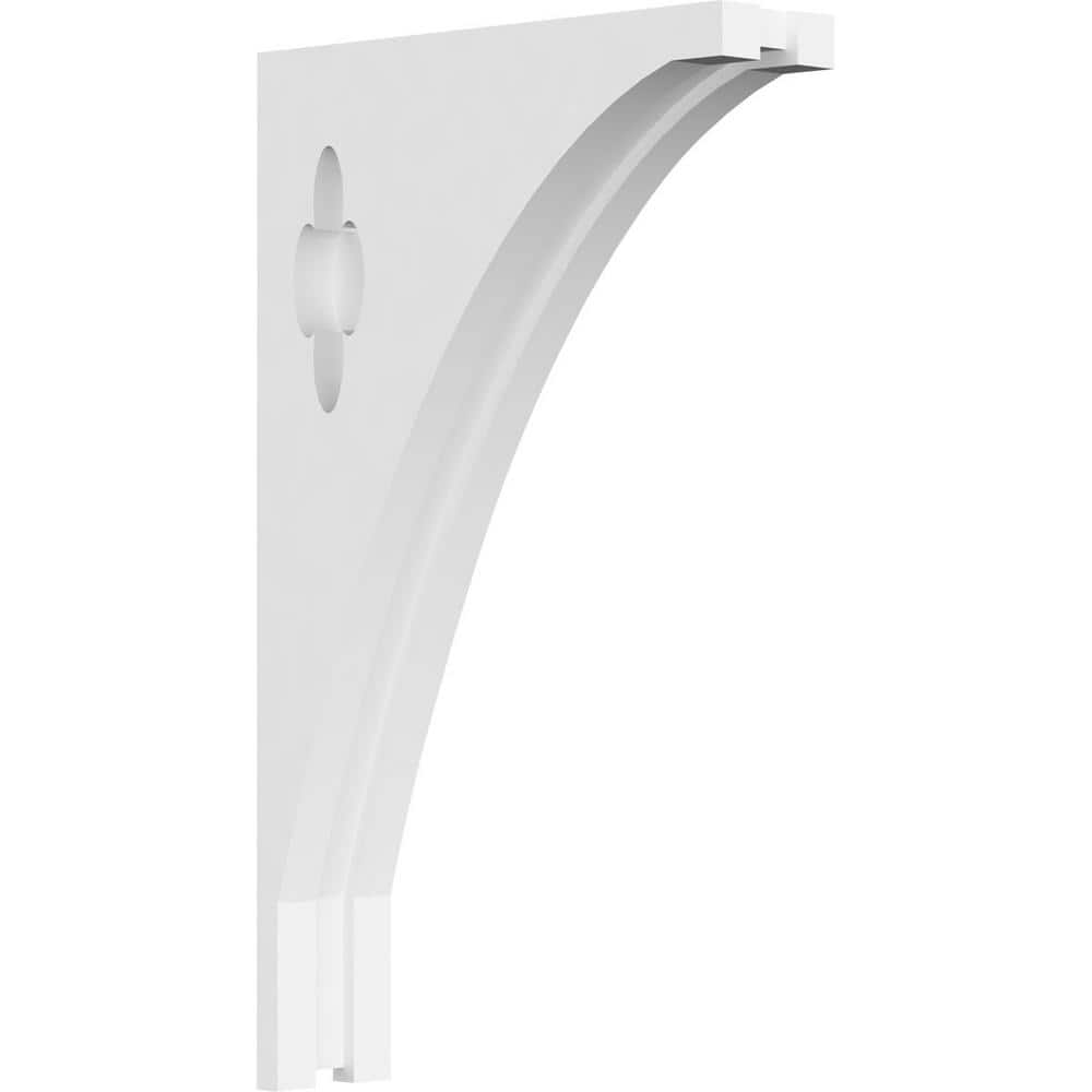 Ekena Millwork 1-7/8 in. x 12 in. x 7 in. PVC Turner Corbel ...