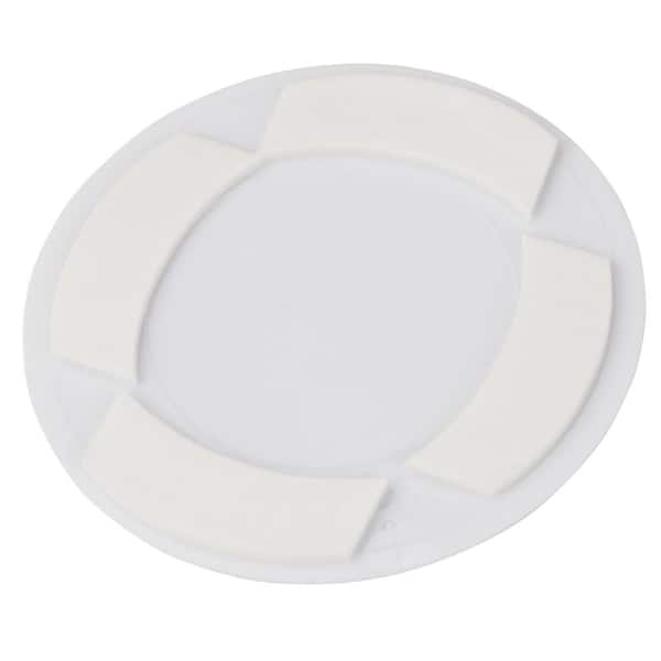 Prime-Line 3 1/4 in., Rigid Vinyl, White, Self Adhesive Wall Protector ...