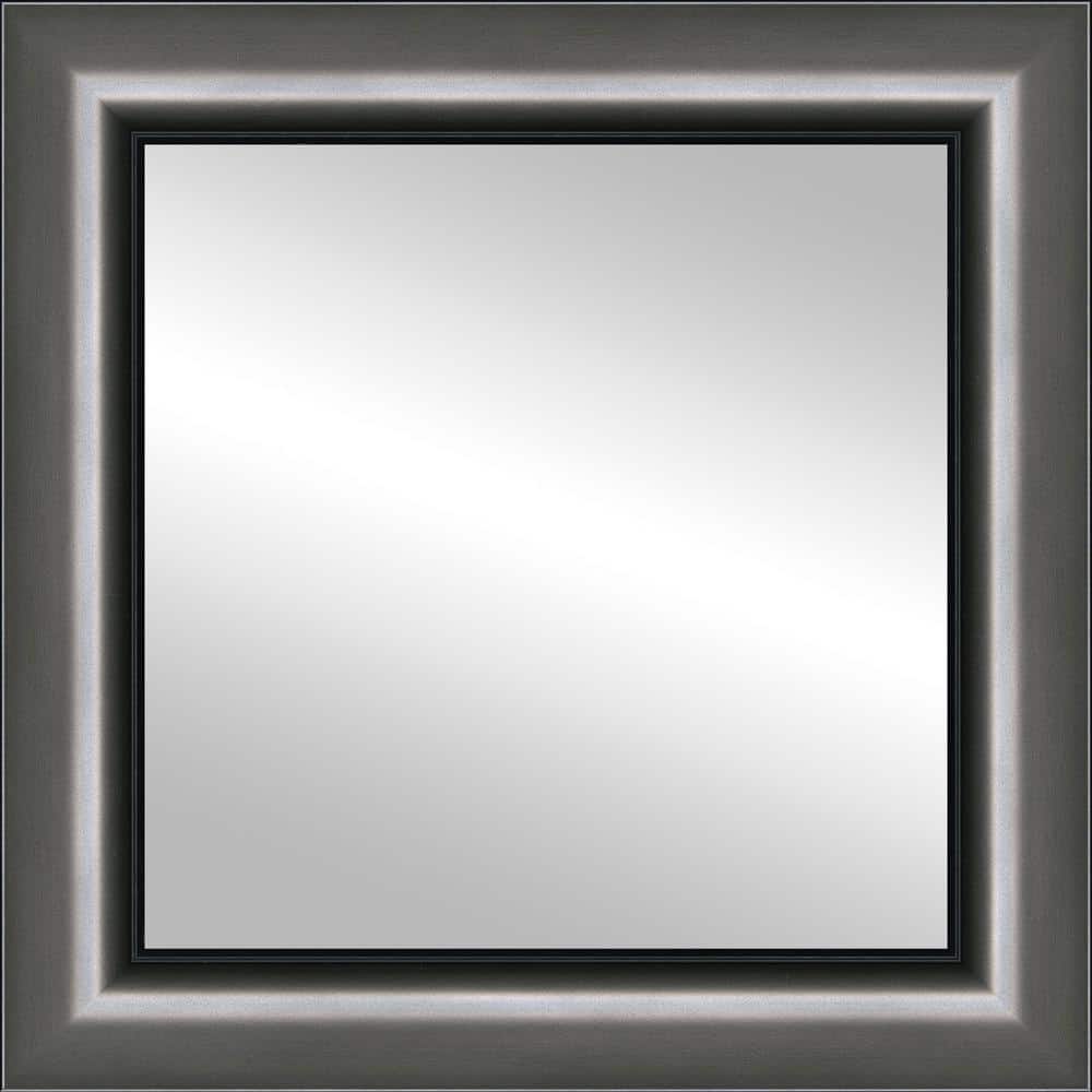 Timeless Frames 12 in. x 12 in. Cleo Pewter Framed Mirror 55372 - The ...