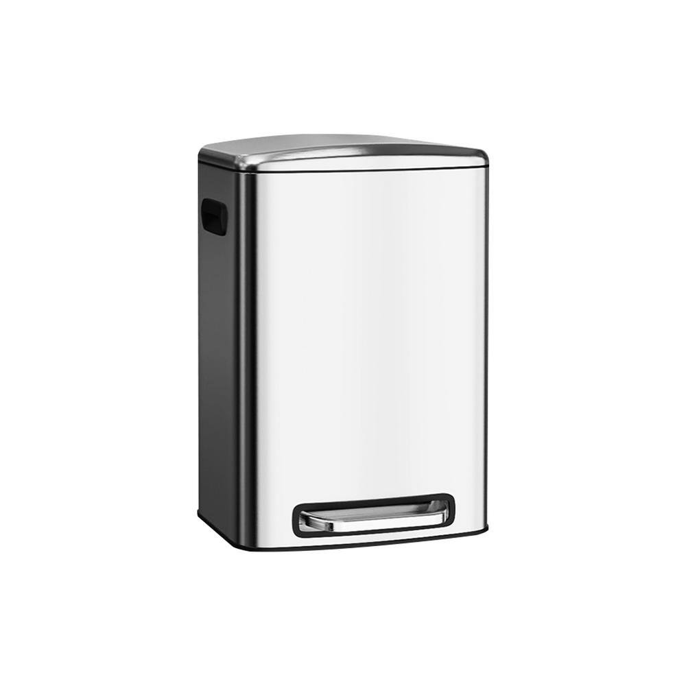 Tatayosi 13 Gallon 50L Kitchen Foot Pedal Operated Soft Close Trash Can ...