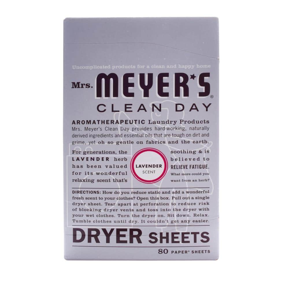 Reviews for Mrs. Meyer's Clean Day Lavender Dryer Sheets (80-Count ...