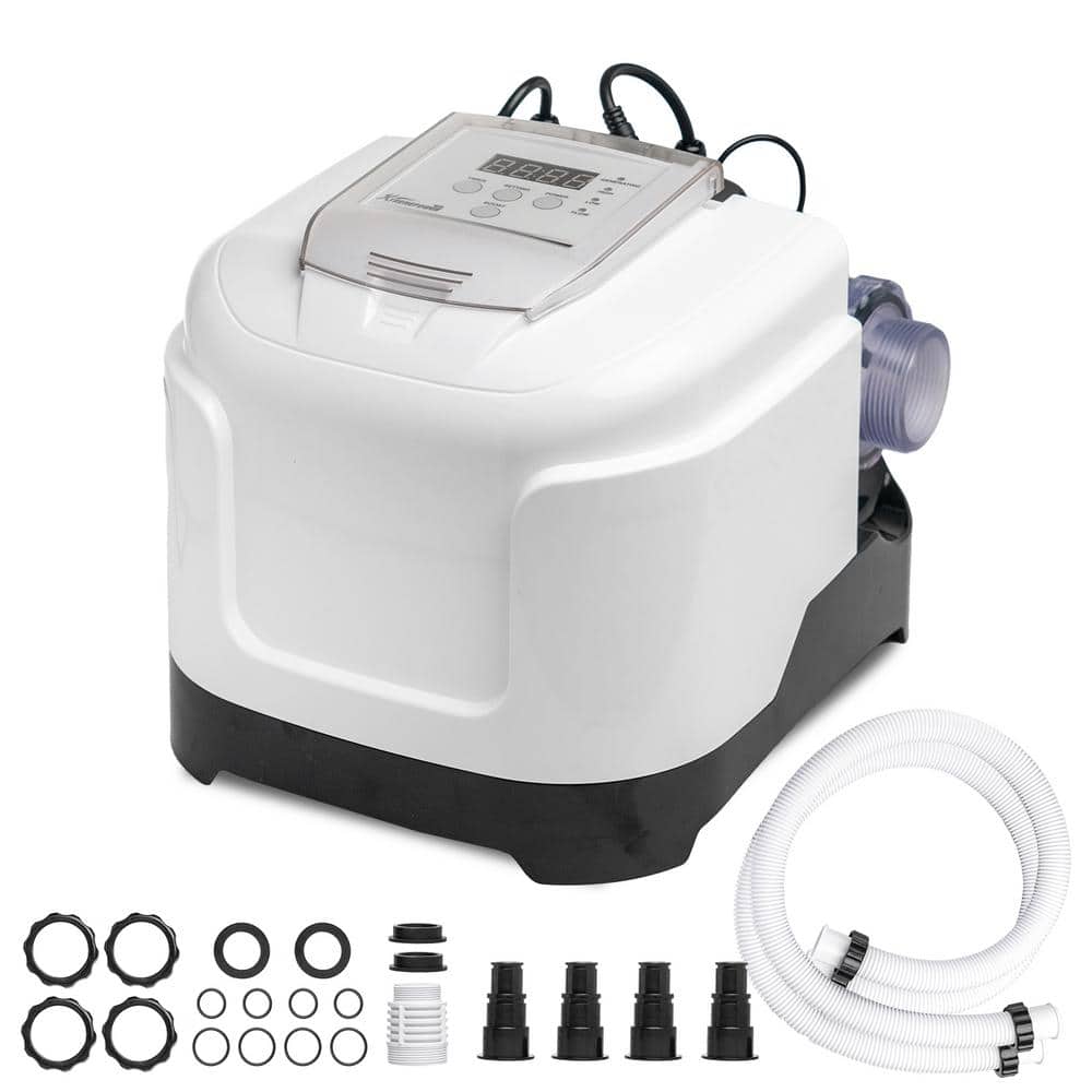 XtremepowerUS 15,000 Gal. Above Ground Pool Complete Salt Chlorine ...