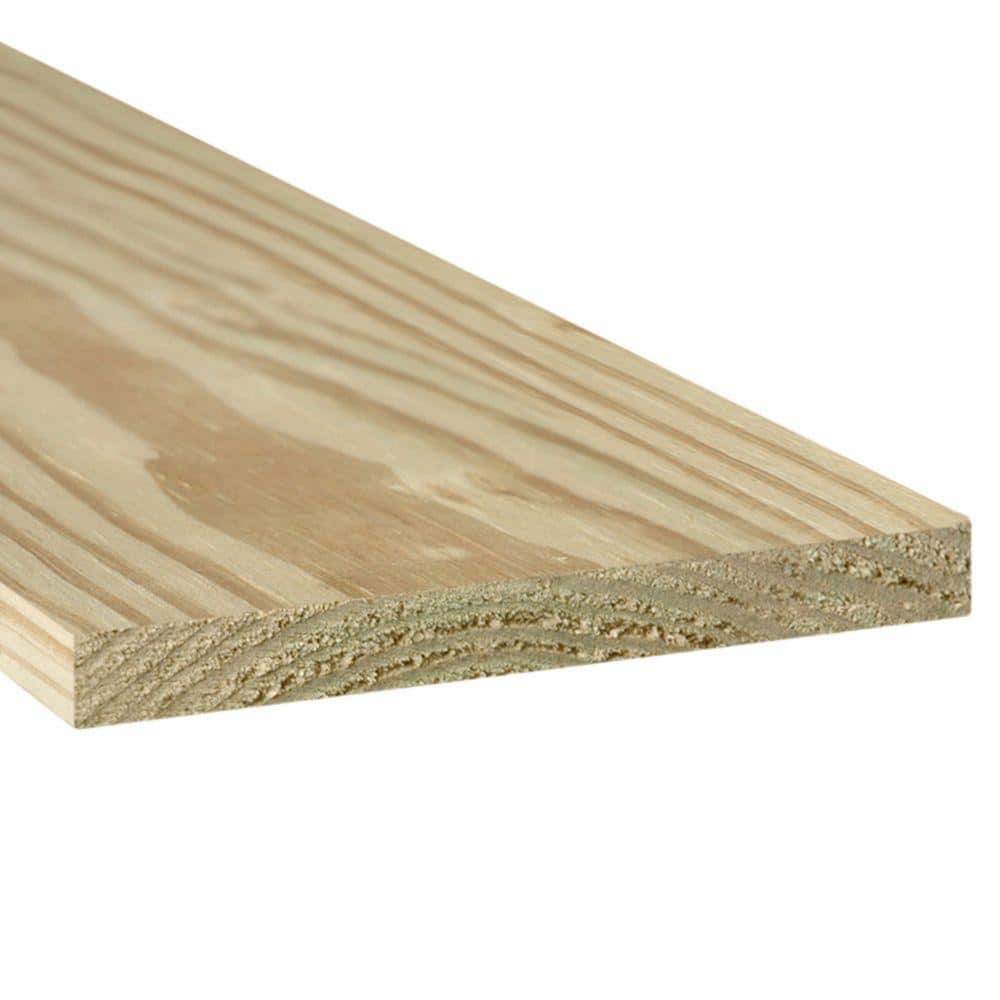 WeatherShield 1 in. x 8 in. x 8 ft. Appearance Grade Ground Contact ...