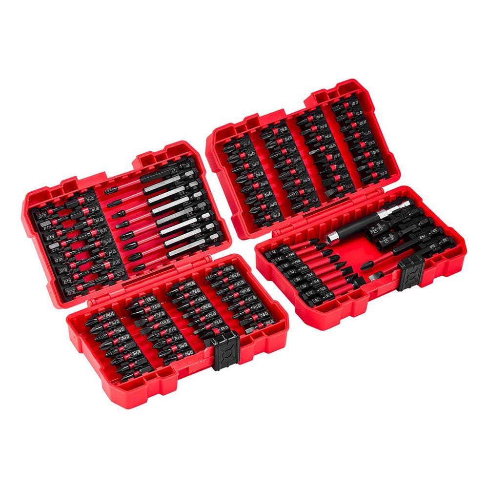 SKYSHALO 101-Piece Screwdriver Bit Set, Magnetic Phillips, Pozidriv ...