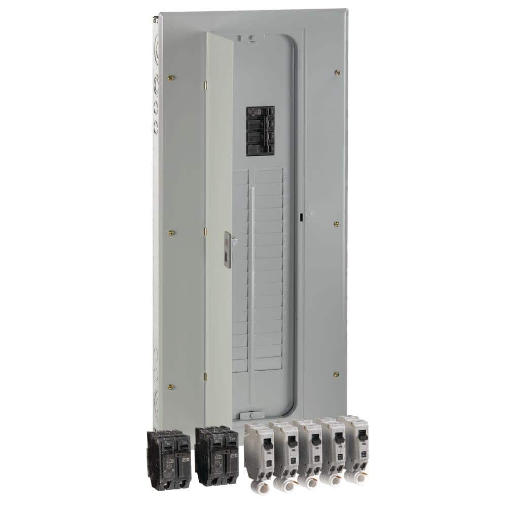 GE 200 Amp 32-Space 40-Circuit Main Breaker Indoor Load Center ...