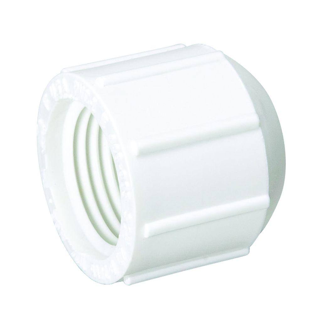 Mueller Streamline 1-1/4 in. PVC Schedule 40 FIPT Cap 448-012HC - The ...