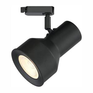 Aspects 3.8 in. 14.5-Watt Black LED Adjustable Track Lighting Head ...