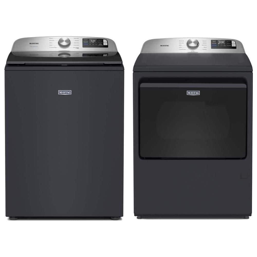 Maytag 5.2 cu. ft. Top Load Washer and 7.4 cu. ft. Dryer with Extra ...