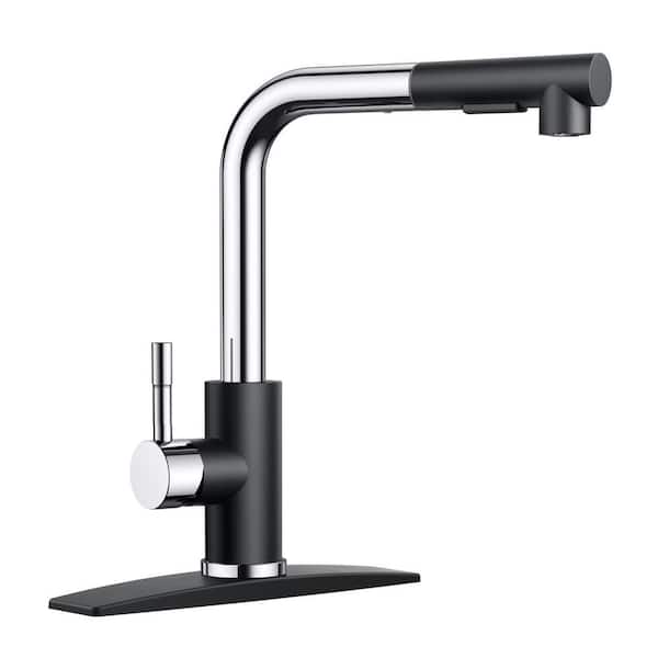 ANZA Single Handle Pull Down Sprayer Kitchen Faucet with Advanced Spray ...