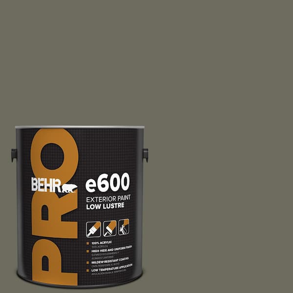BEHR PRO 1 gal. #N370-6 Gladiator Gray Low Luster Exterior Paint ...