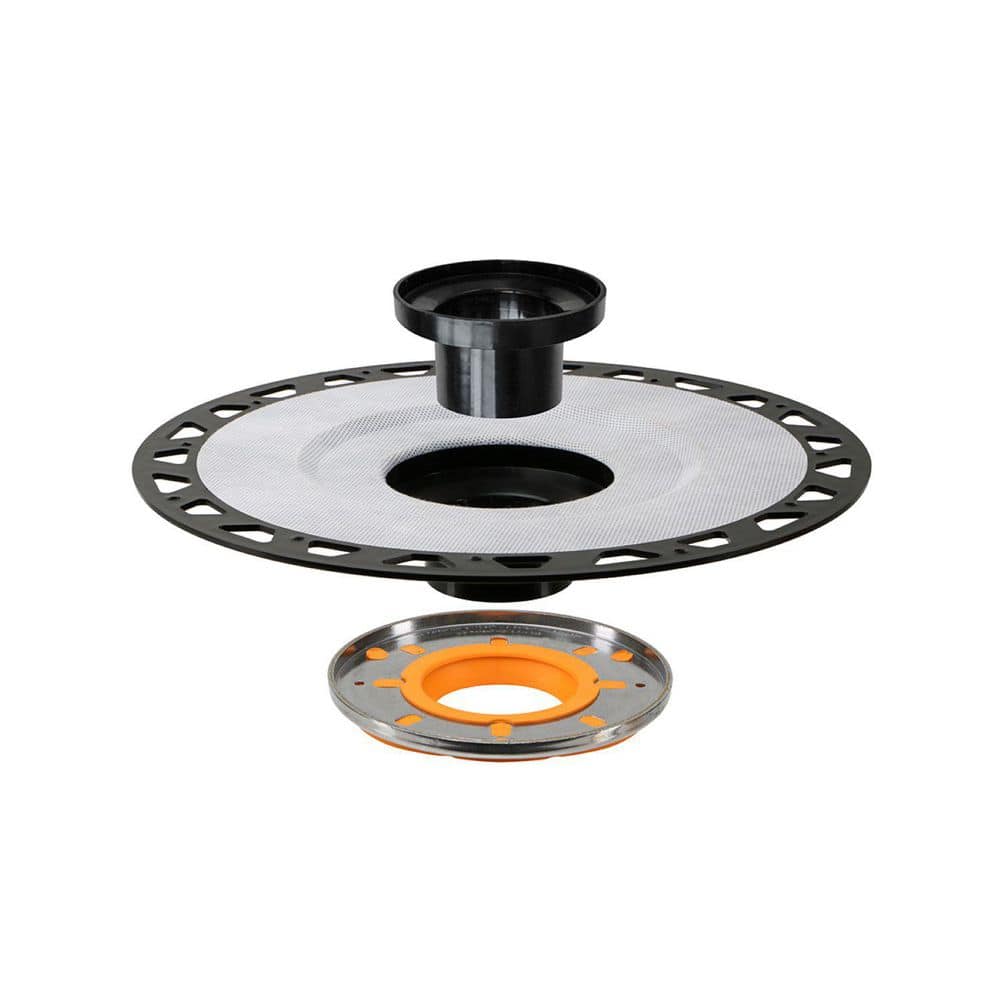 Schluter Kerdi-Drain-A 5-1/2 in. Adaptor Drain Floor Installation Kit ...