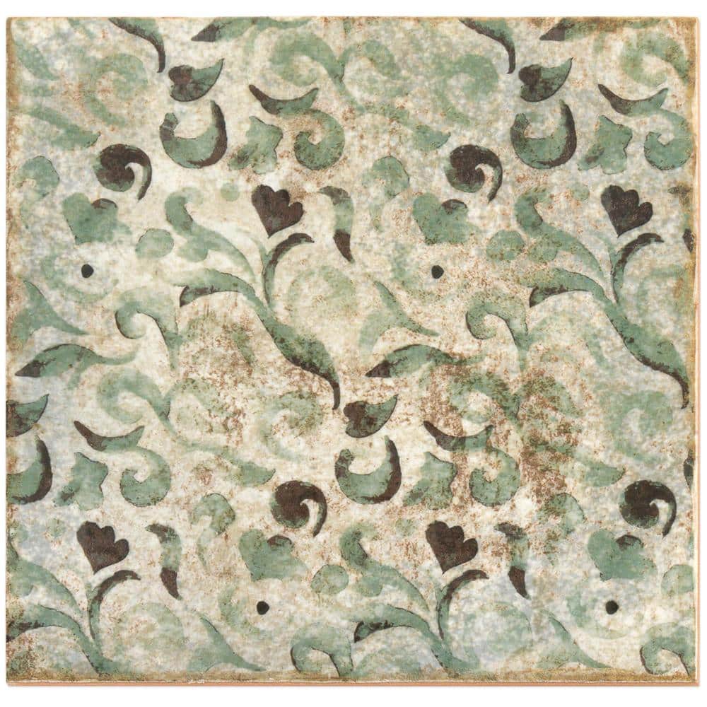 Ivy Hill Tile Angela Harris Savona Decor 4 in. x 0.67 in. Polished ...
