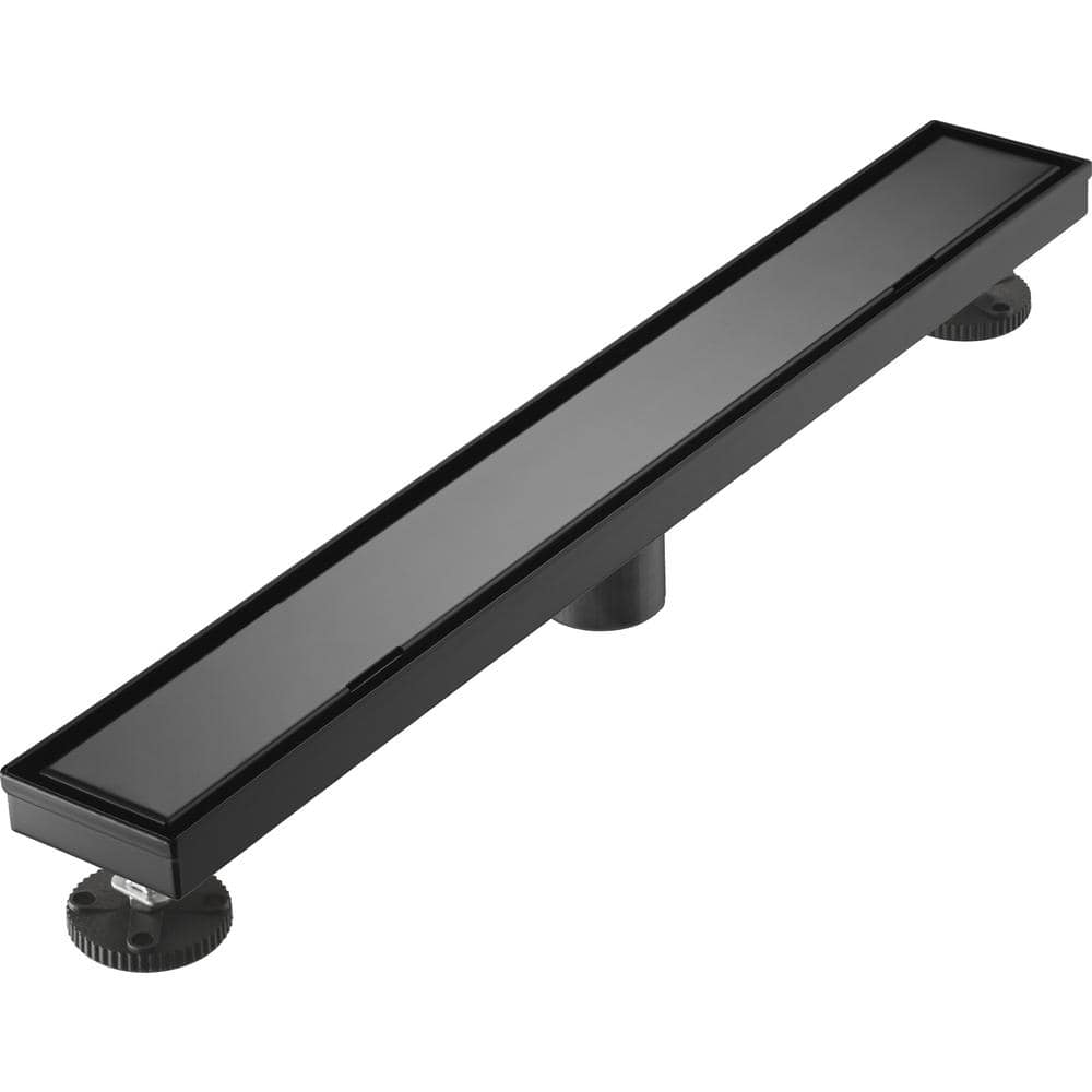 Elegante Drain Collection 32 in. Linear Stainless Steel Shower Drain ...