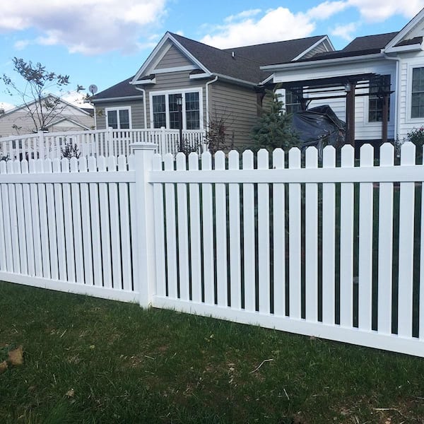 5 Foot Vinyl Fence Pricing Quick & Easy Vinyl Fence Setup On Steep