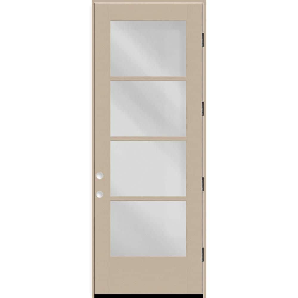Reviews for Steves & Sons Legacy 32 in. x 96 in. Icon 4-Lite Modern ...